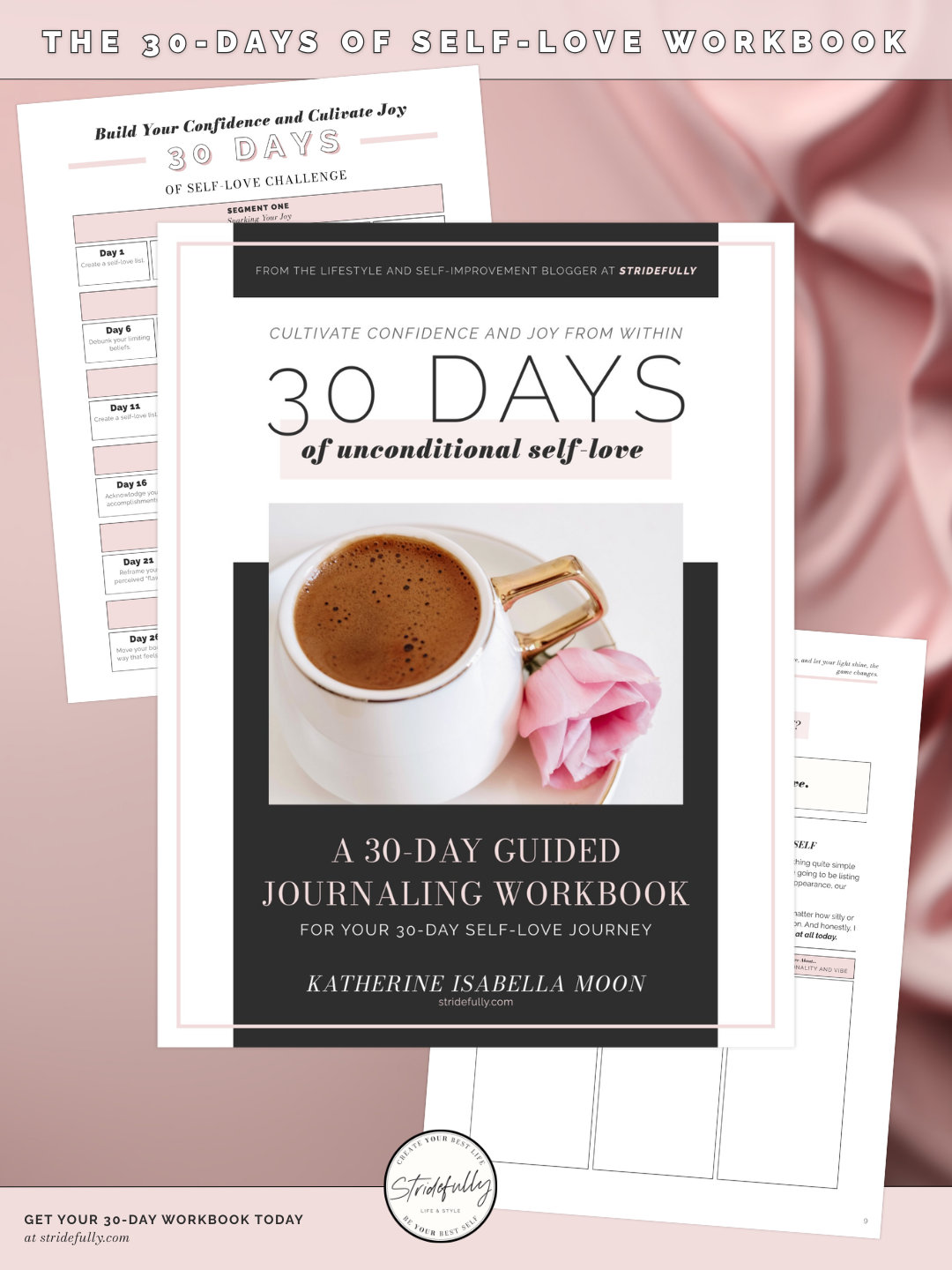 30-Day Self-Love Workbook - A Printable Guided Journal - Stridefully